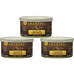 Fluker's Gourmet Canned Crickets 1.2oz (3 Pack)