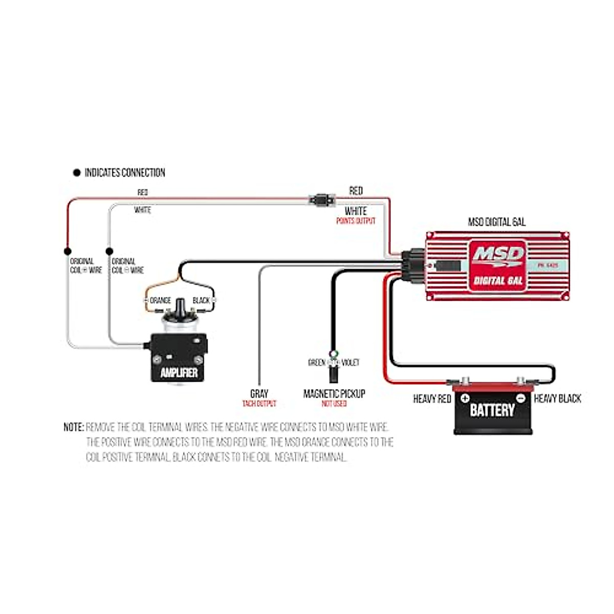 MSD 6425 Digital 6AL Ignition Control - Red
