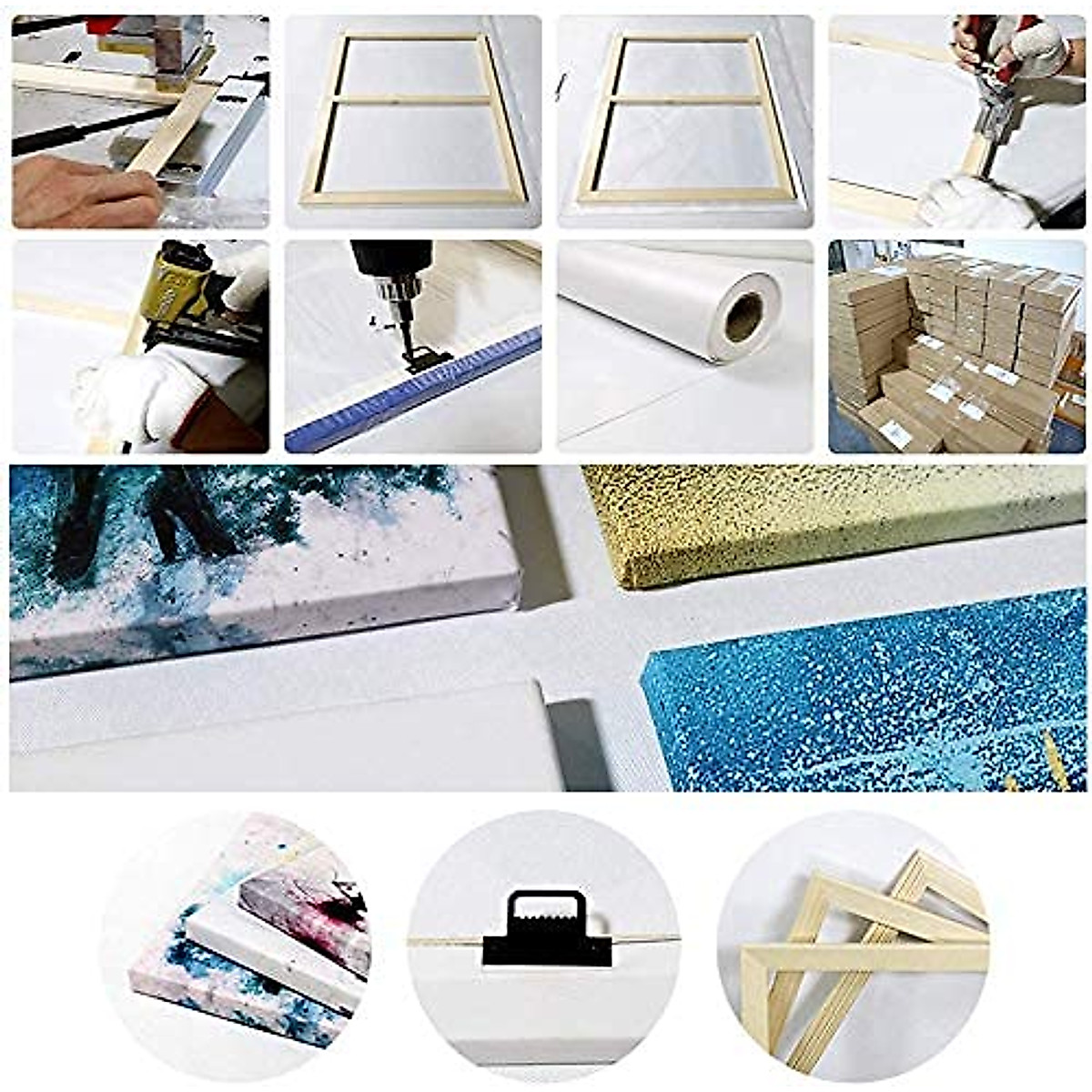 hong Mindset is Everything Wall Art Cat Tiger Modern Inspirational Success Quote Artwork for Living Room Office Home Framed Wall Decor Set (Cat-Tiger, 12x16inch)