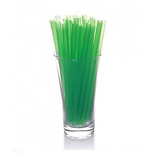 BarConic® 6" Straws - Green