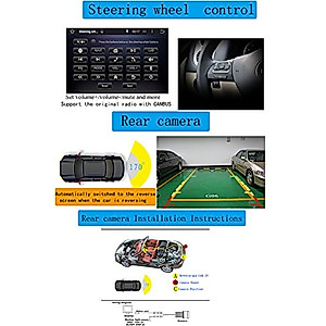 XISEDO for Porsche Cayenne (2003-2010) Android 10.0 Car Stereo RAM 2G ROM 32G Head Unit in Dash Car Radio GPS Navigation 9 Inch 2.5D Touchscreen (with Fiber Optic decoder)
