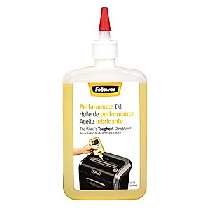 Fellowes Powershred Performance Shredder Oil, 12 oz. Extended Nozzle Bottle (35250)