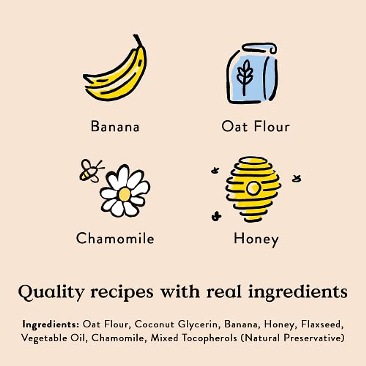 Bocce's Bakery Dailies Sweet Dreams Dog Treats for Bedtime Support, Wheat-Free Dog Treats, Made with Real Ingredients, Baked in The USA, All-Natural Soft & Chewy, Banana & Honey, 6 oz