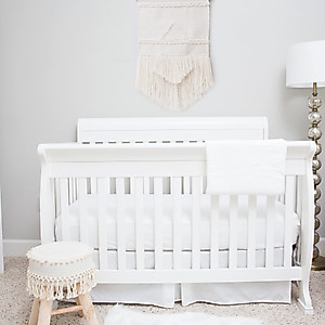 Natemia Waterproof Baby Crib Mattress Protector, Ultra-Soft 100% Cotton-Top Fitted Mattress Pad, 52”x28”