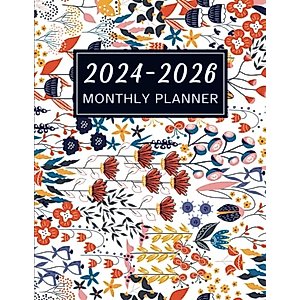 2024-2026 Monthly Planner: Three Year Schedule Organizer (January 2024 through December 2026) for Women