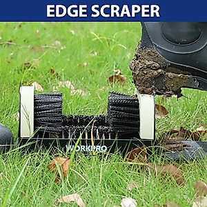 WORKPRO Boot Scrubber, Heavy Duty Boot Cleaning Scraper Brush- Wide, Shoe Mud Cleaner, for Indoor and Outdoor Use