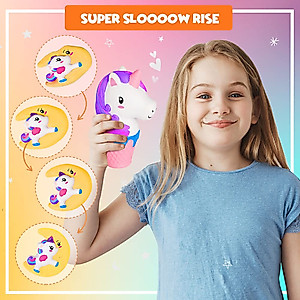 Officygnet Unicorn Toys for Girls Age 4 5 6 7 8 9 10 11 12 Year Old, Unicorn Painting Kits with 5 Squeeze Toys, Arts and Crafts Kits for Kids Ages 4-8 6-8 8-12, Ideal Christmas Birthday Gift for Girls