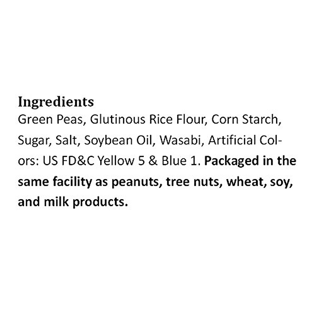 Hot Wasabi Green Peas 2 Lbs - Medley hills farm