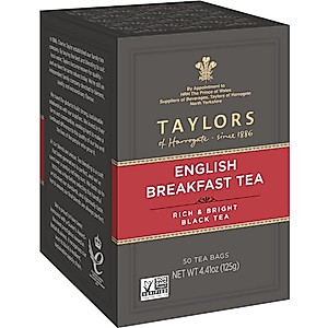 Taylors of Harrogate English Breakfast, 50 Teabags