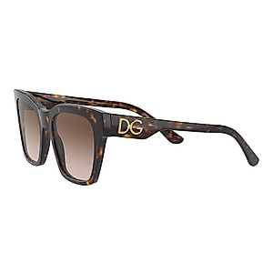 Dolce & Gabbana DG4384 Havana Frame/Gradient Brown Lens One Size