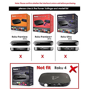 for All Fire TV Sticks Power Adapter USB Cable, Directly Power for TV Stick to Support 4K Video , Eliminating AC Outlet Decluttering Messy TV Cords, Latest Generation 2000mAh Advanced Power Cord