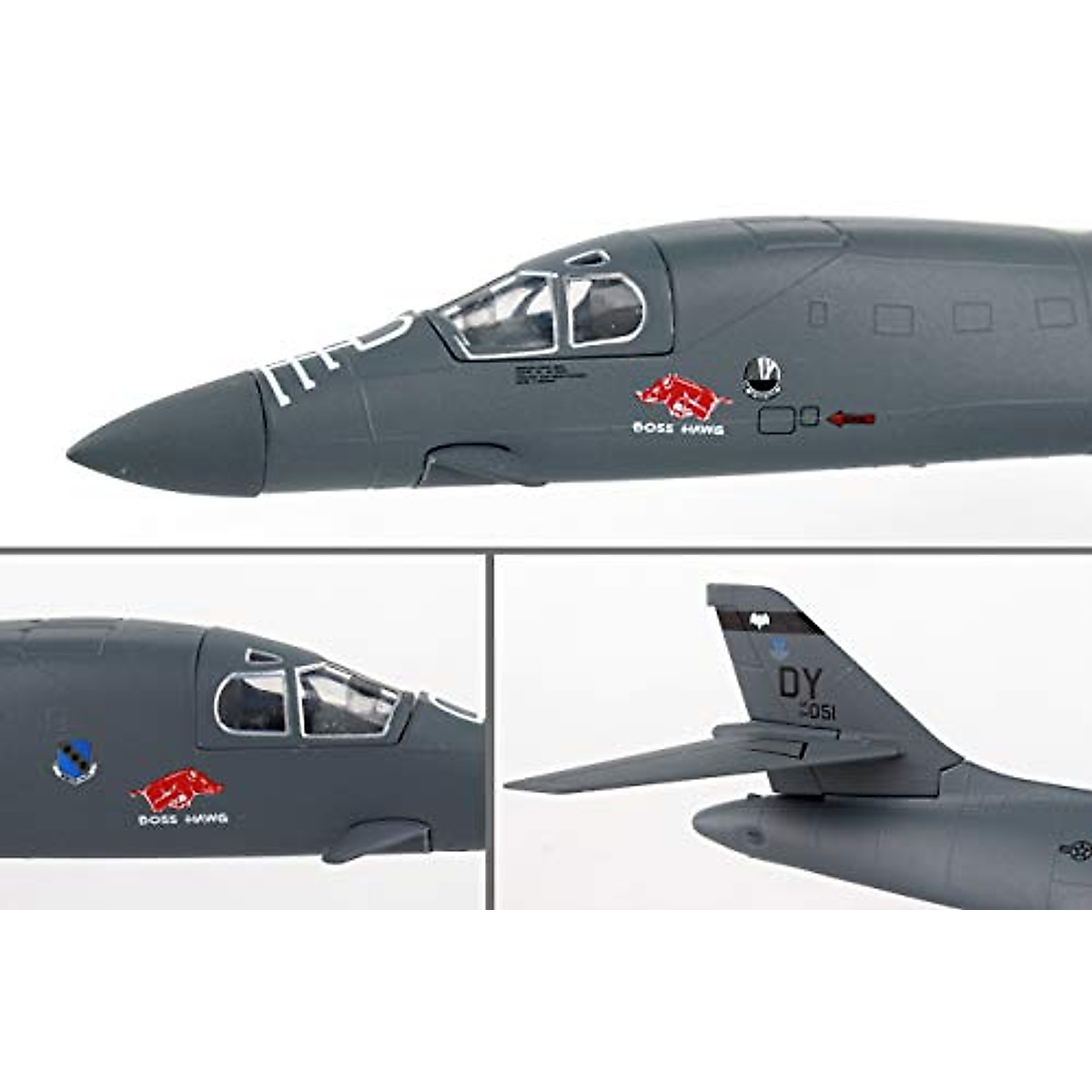 Daron Worldwide Trading 1/221 PS5404-2 Stamp B-1 Lancer Boss Hawg Jet