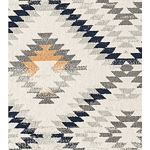 CosmoLiving by Cosmopolitan Area Rug, 6'x9'0", Kilim Gold