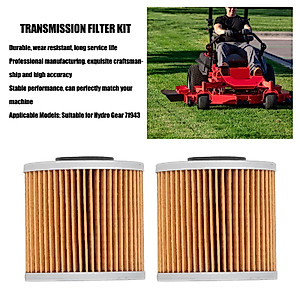 2pcs Hydraulic Transmission Filter Kit,Replacement For Hydro Gear 71943 21548300 with O Rings Lawn Mower Replacement Parts Garden Accessory