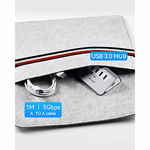 USB 3.0 Hub, 4 Ports USB Hub 5Gbps Multi USB Port Expander USB Extender Aluminum USB Splitter with 3.3ft Cable,USB Multiport Adapter for Laptop,PC,Desktop,Mouse,Keyboard,PC USB A Device