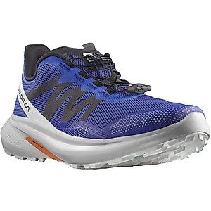 Salomon Men's Hypulse Trail Running Shoe, Dazzling Blue/Black/Vibrant Orange, 11