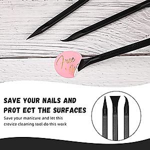 18 Pieces Non-Scratch Plastic Scraper Tool Carbon Fiber Plastic Scraper Multi-Purpose Scraper Pen-Shaped Scraper Cleaning Scraper Tool for Cleaning Small and Narrow Space