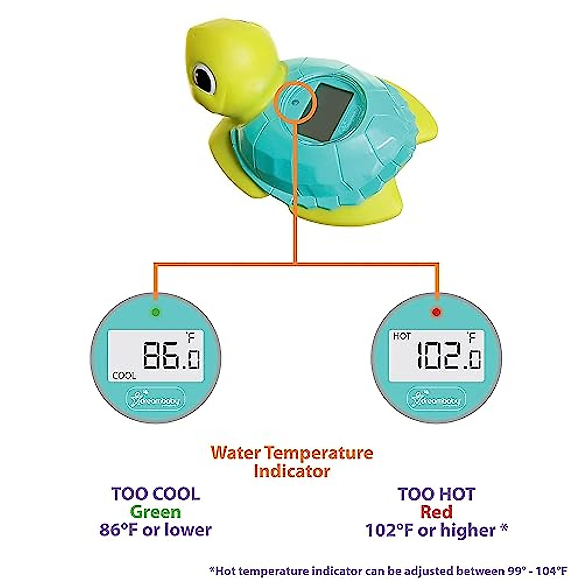 Dreambaby Bath Thermometer Turtle
