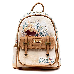 Wondapop Winnie the Pooh 11" Vegan Leather Fashion Mini Backpack