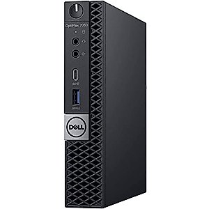 Dell Optiplex 7060 Micro MFF Desktop PC Intel i7-8700T 6-Cores 2.40GHz 32GB DDR4 New 1TB M.2 NVMe SSD WiFi BT HDMI New KB & Mouse Windows 10 Pro (Renewed)