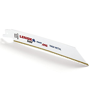LENOX Tools Reciprocating Saw Blades, Metal Cutting, 6-Inch, 14 TPI, 5-Pack (21067614GR)