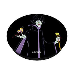 Disney Sleeping Beauty Maleficent With Staff & Aurora Flame PopSockets PopGrip: Swappable Grip for Phones & Tablets