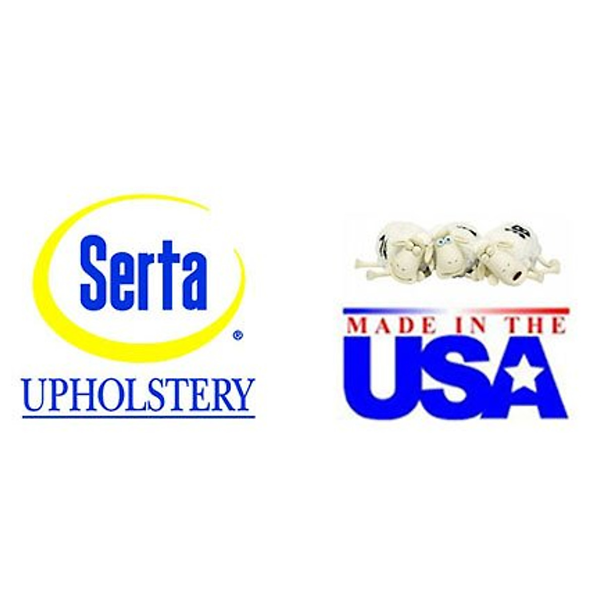 Roundhill Furniture San Marino 2-Tone Fabric Sofa & Loveseat, Chocolate, (LH7685SL)