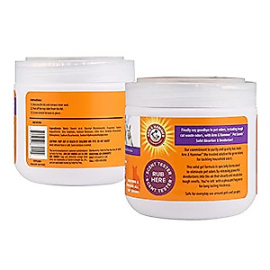 Arm & Hammer For Pets Scents Solid Gel Deodorizer in Lavender Fields Scent | Room Deodorizer for Homes with Pets, Odor Removing Gel for Pet Smells, 15 Ounces