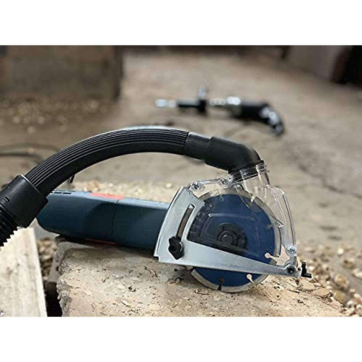 KIPSTAL Cutting Dust Shroud for Angle Grinder 4-1/2-Inch to 5-Inch and Cutting Wheel Diamond Saw Blade 5-Inch X 1 PCS