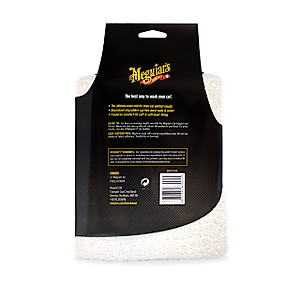 Meguiar's X3002 Microfiber Wash Mitt, Super-Thick Reusable Wash Mitt for Ultimate Finish