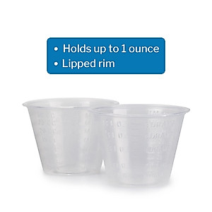 McKesson Medicine Cups, Disposable 1 oz / 30 ml [5000 count], Plastic, Small, Mixing, Measuring, Resin, Epoxy