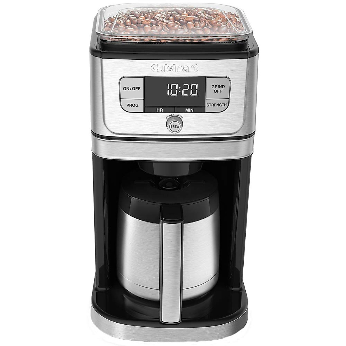Cuisinart DGB850 Burr Grind & Brew 10 Cup Coffeemaker Silver (DGB-850) with 1 YR CPS Enhanced Protection Pack
