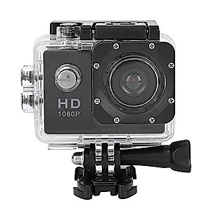 Jopwkuin 1080P Camera, Large Capacity Ultra HD Camera Multi-Functions LCD Screen Camera for Outdoor(Black)