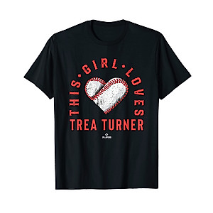 This Girl Loves Trea Turner Trea Turner Los Angeles MLBPA T-Shirt