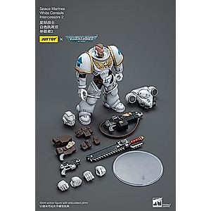 JoyToy Warhammer 40K: Space Marines White Consuls Intercessors 2 1:18 Scale Action Figure