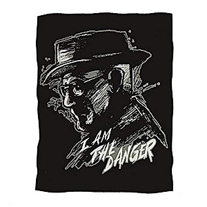 Breaking Bad I Am The Danger Lightweight Fleece Throw Blanket | 45 x 60 Inches