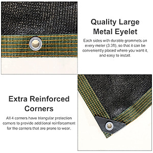 Extra Large 90% Shade Netting Cloth, Rip-Resistant & Anti-Storm Garden Awning with Grommets, Heavy Duty for Outdoor Pet House Barn Terrace Gazebo (Size : 8mx10m/26ftx33ft)