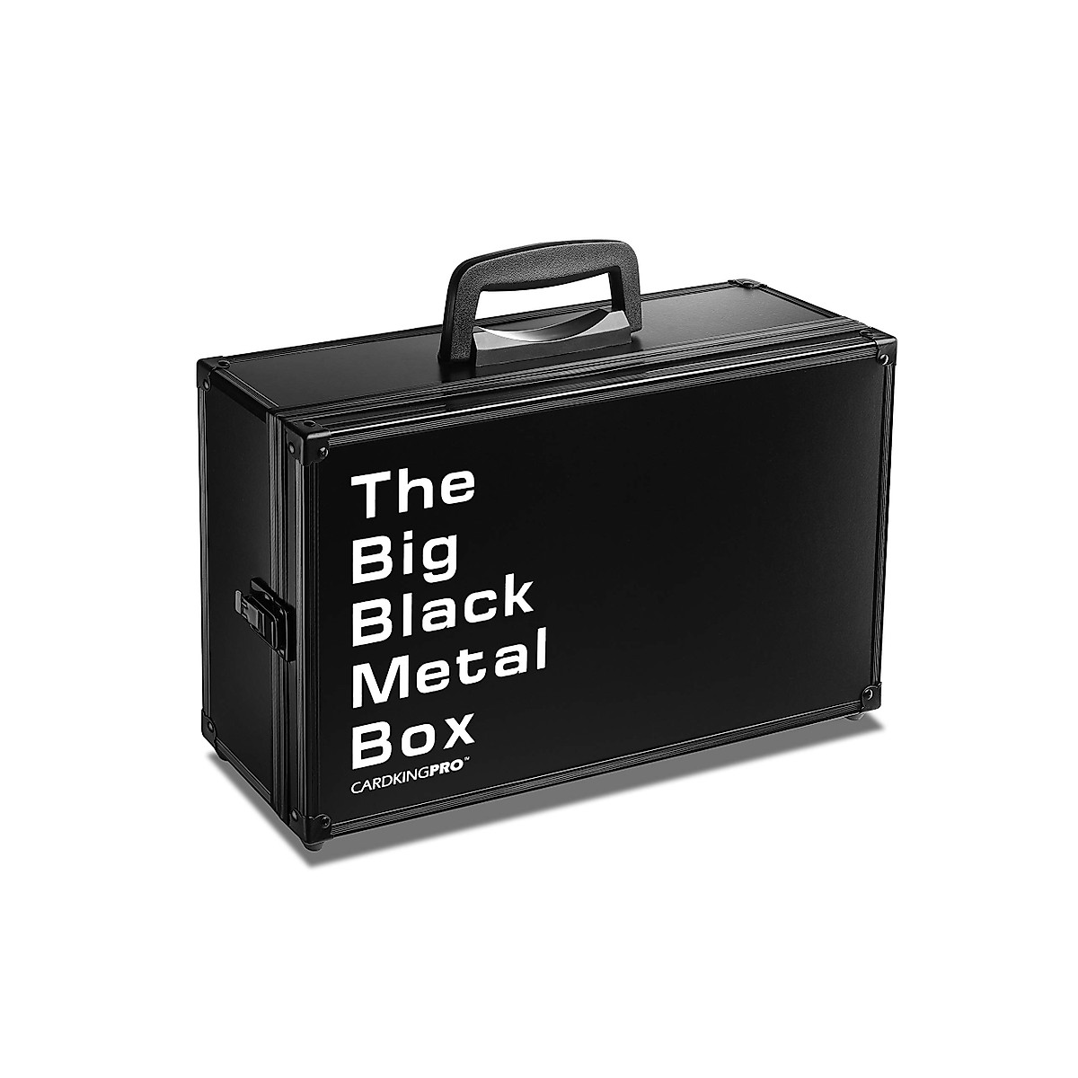 The Big Black Metal Box (BBB Edition) | Case Is Compatible with Cards Against Humanity, All Standard Card Games (Game Not Included) | Includes 8 Dividers | Fits up to 2500 Loose Unsleeved Cards, Boks