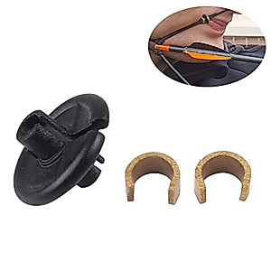 NBCGGS Archery Kisser Bow Kisser Button Clips,Slotted Design,9/16" Diameter,1 Pack