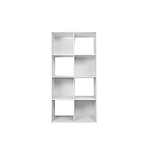Juggernaut Storage 8-Cube Storage Organizer, White