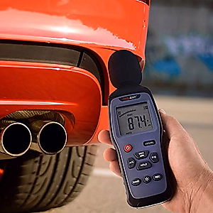 ennoLogic Decibel Meter and Recorder eS528L with Updated 2023 Software – Digital Sound Level Meter, Noise Logger and Tester – Max/Min/Hold, Range 30-130 dBA