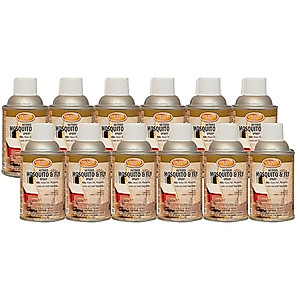 Country Vet Metered Mosquito and Fly Spray 6.4 oz. cans 342033CVA (Case of 12) Dispenser NOT Included