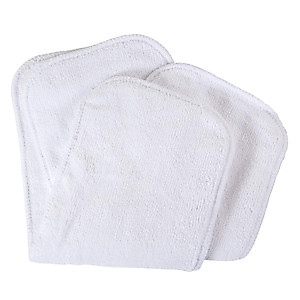 3-Pack Kawaii Adult/Women/Teen Reusable Cloth Diaper Insert, Incontinence, Pregnancy, Childbirth, Super Absorbent 4-Layer Microfiber Insert Oversize 48.5 x 19 cm