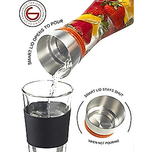 Grosche RIO Glass Water Pitcher and Drink Infuser 1000ml, 32 Oz.