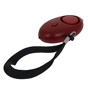 Bettomshin Safe Sound Personal Alarm, 4Pcs 130DB Personal Security Alarm Keychain with LED Light, Emergency Self-Defense Security Alarm for Women Men Children Elderly, Red