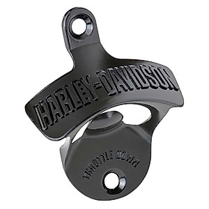 Harley-Davidson Custom Throttle Down Wall Mount Bottle Opener - Zinc Alloy