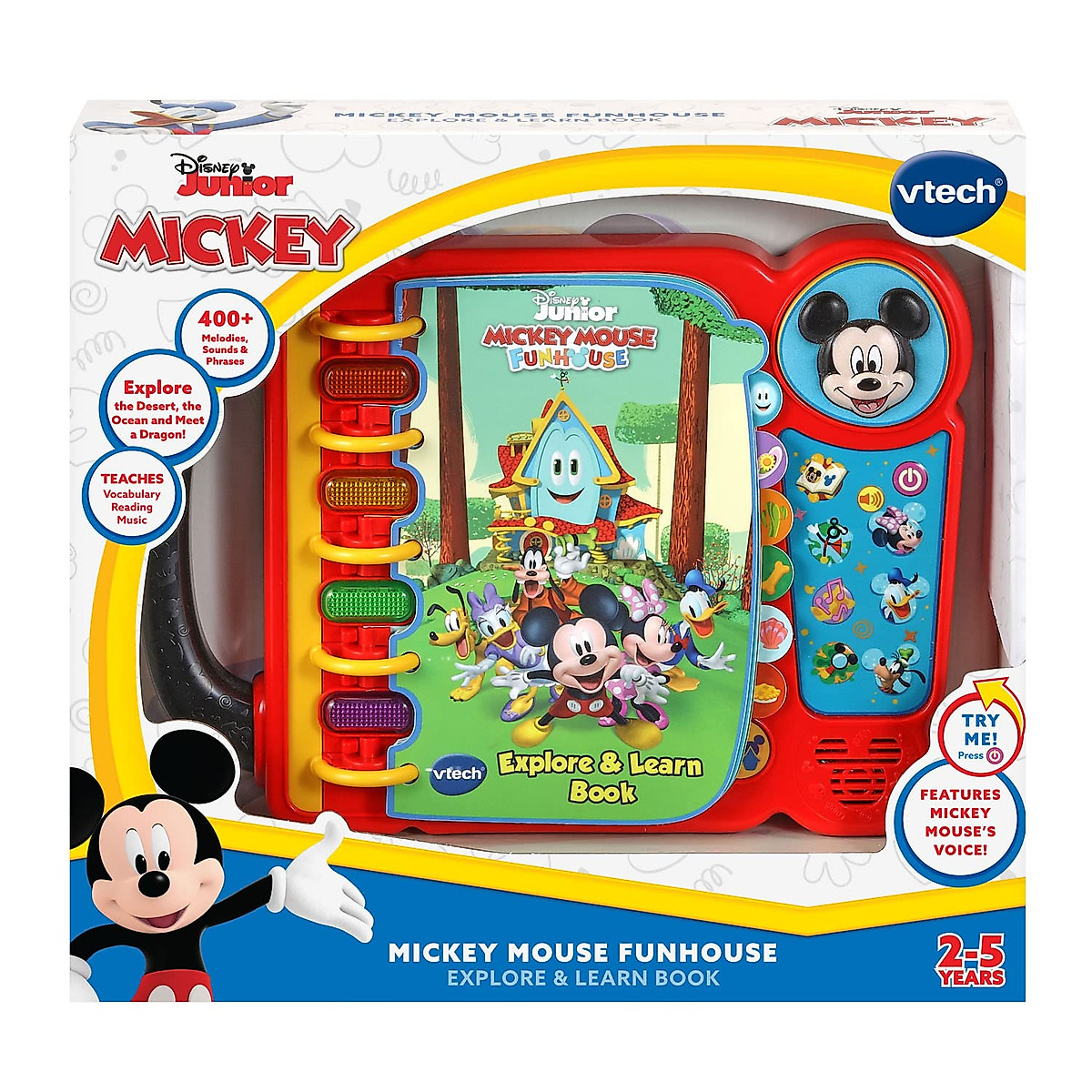 VTech Disney Junior Mickey Mouse Funhouse Explore and Learn Book