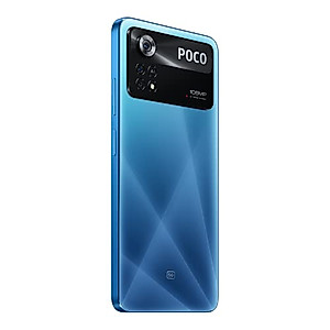 Poco X4 Pro 5G 256GB 8GB Factory Unlocked (GSM Only | No CDMA - not Compatible with Verizon/Sprint) Global Version - Laser Blue