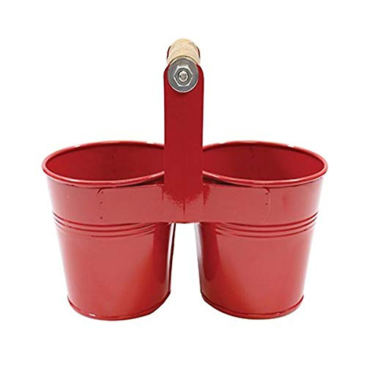 Tablecraft BBQCADDY Cutlery Caddy, 8" x 4.5" x 6.75", Red