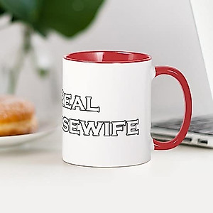 CafePress Real Housewife Mug Ceramic Coffee Mug, Tea Cup 11 oz